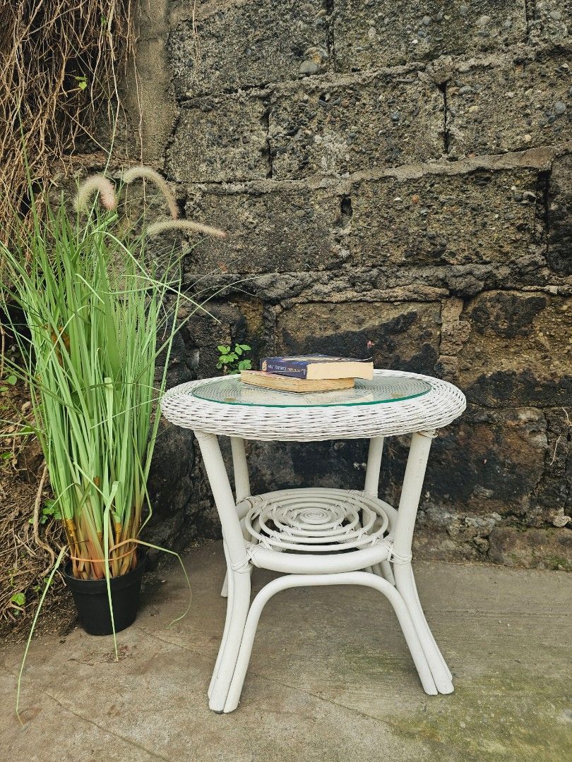 Nitori Rattan Coffee Table, Furniture & Home Living, Furniture, Tables ...