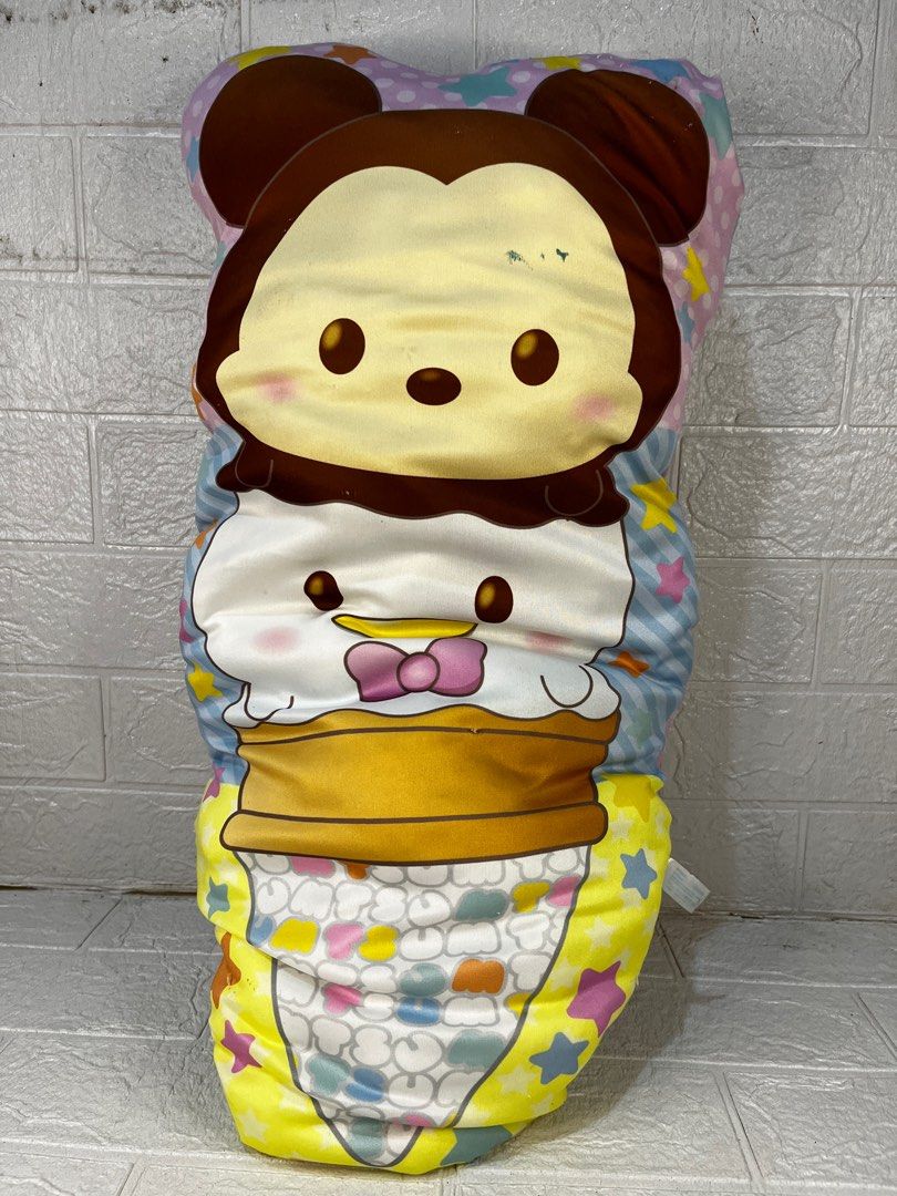 Official Disney Body Pillow Tsum Tsum Ice Cream Mickey & Minnie Mouse ...