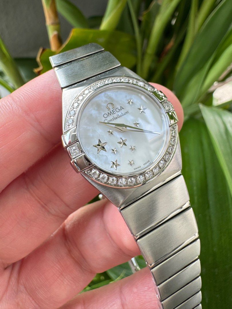Omega Constellation Star Mother of Pearl + Diamonds Bezel, Luxury ...