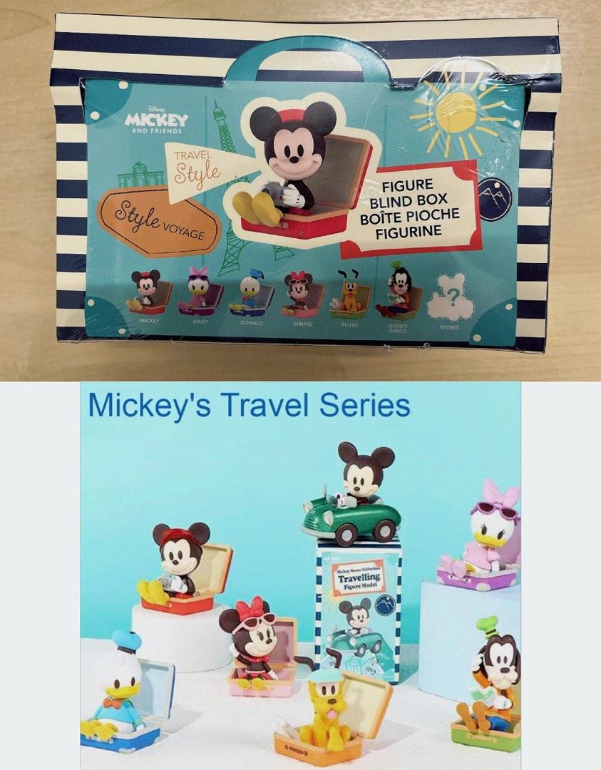ORIGINAL 100% MICKEY TRAVEL SERIES BLIND BOX, Hobbies & Toys, Toys ...