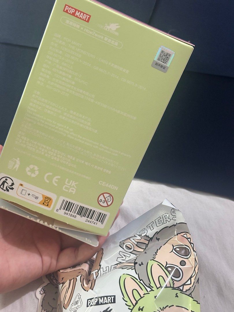 Original Labubu V1 SESAME BEAN Exciting Macaron - SEALED FOIL, Hobbies ...