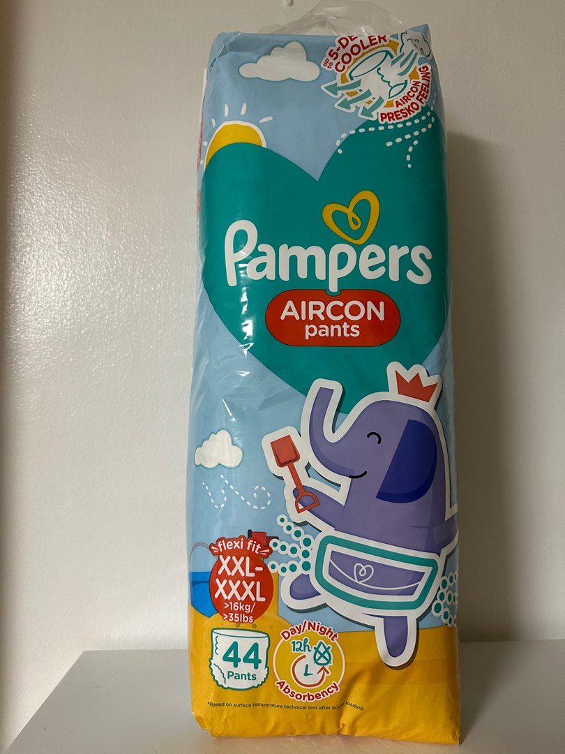 Pampers Aircon Pants XXL, Babies & Kids, Bathing & Changing, Diapers ...