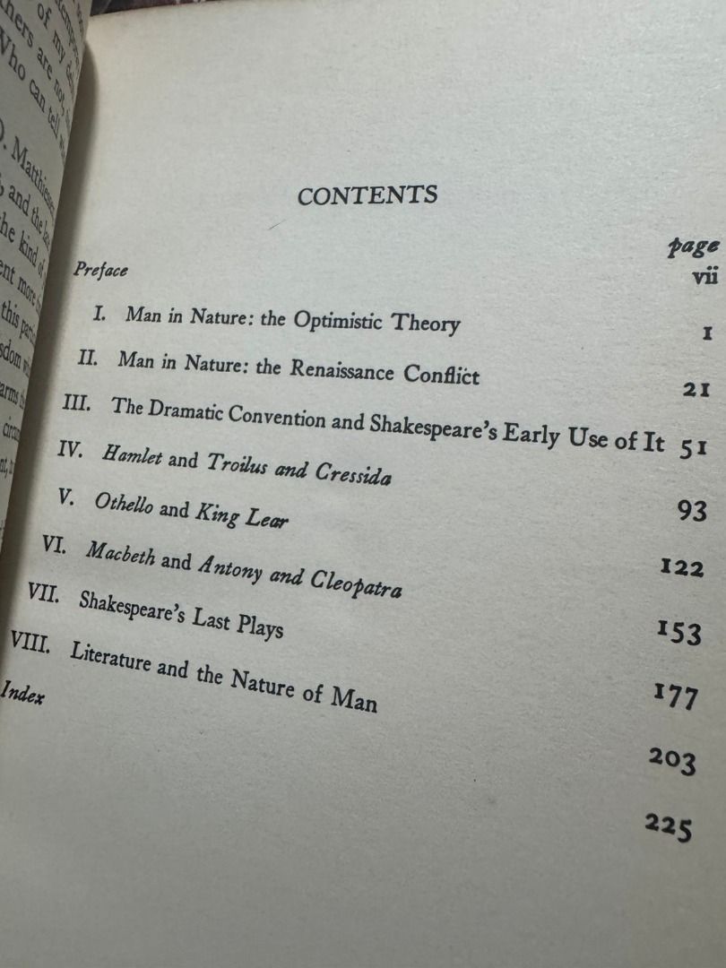 PAPERBACK 1974 Shakespeare Nature of Man Theodore Spencer Vintage ...