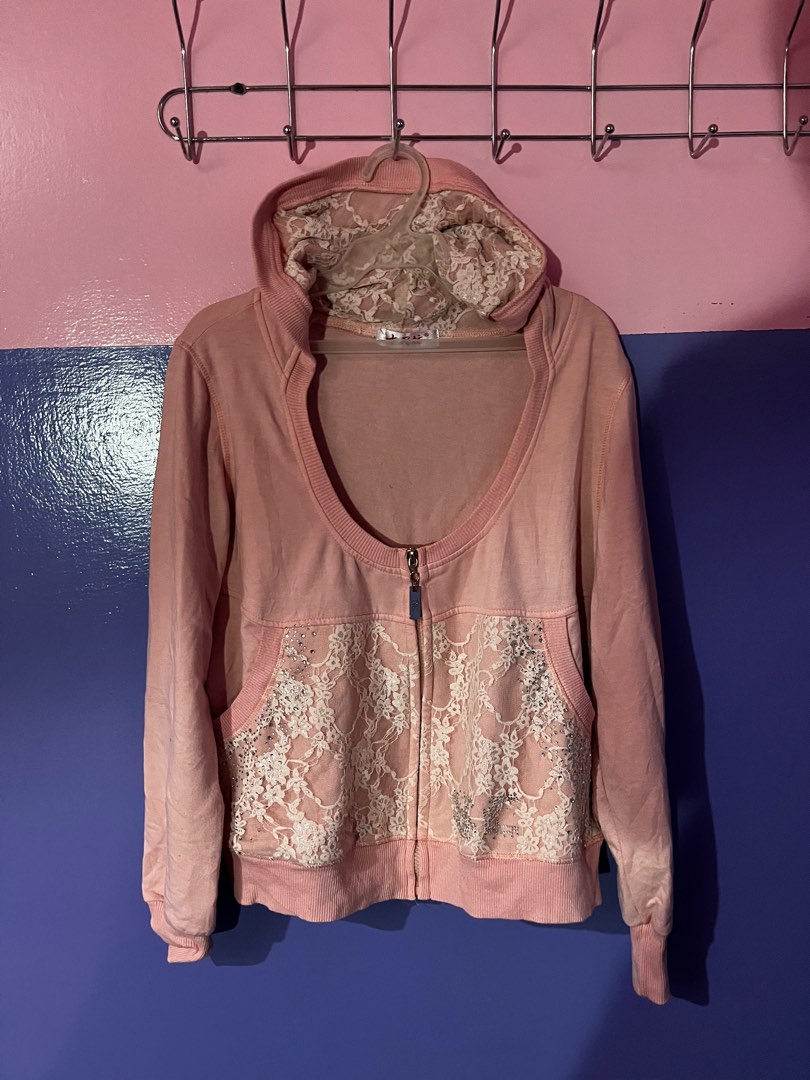 Pink Coquette-like Jacket, Women's Fashion, Coats, Jackets and ...