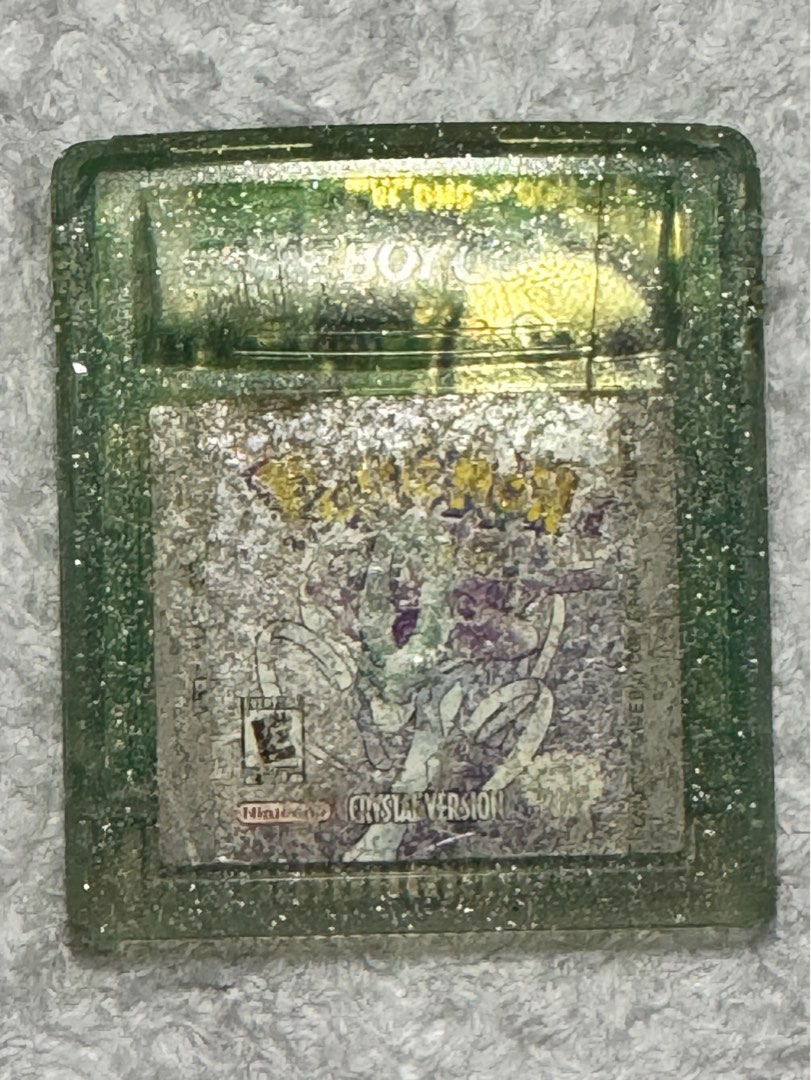Pokemon Crystal Version gameboy cartridge- USA Version, Video Gaming ...