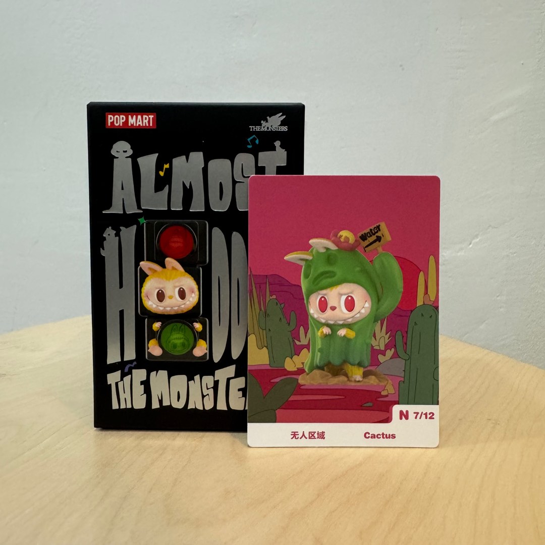 Pop Mart THE MONSTERS LABUBU Almost Hidden Series Figures (Cactus ...