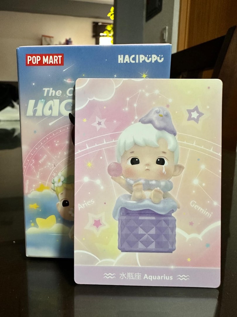 POPMART HACIPUPU The Constellation Series: Aquarius and Aries, Hobbies ...