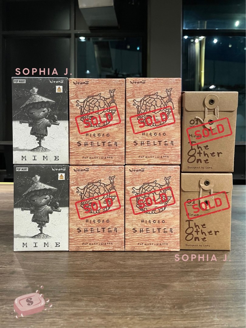 Popmart Hirono - MIME Blind Box Sealed, Hobbies & Toys, Memorabilia ...