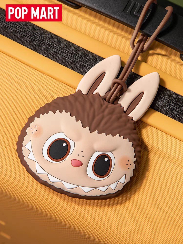 Popmart Labubu luggage tag, Women's Fashion, Bags & Wallets, Backpacks ...