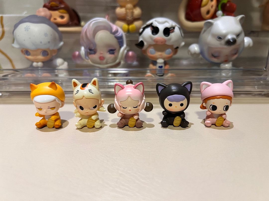 Popmart Lucky Cat Pop Bean, Hobbies & Toys, Toys & Games on Carousell