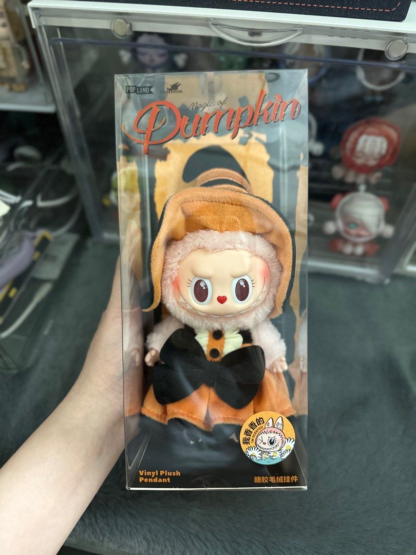 Popmart labubu mokoko pumpkin, Hobbies & Toys, Toys & Games on Carousell
