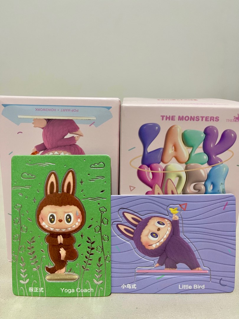 Popmart Pop Mart Labubu Yoga Series - Secret Set, Hobbies & Toys, Toys ...