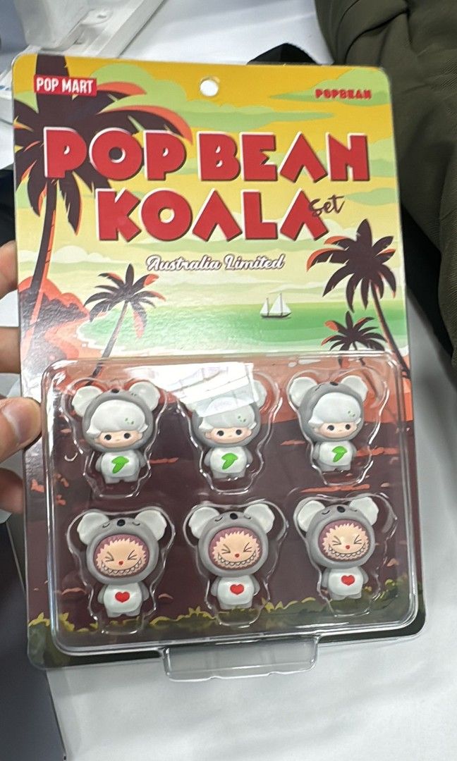 POPMART POPBEAN Koala Set Dimoo & Labubu Australia Limited Edition ...