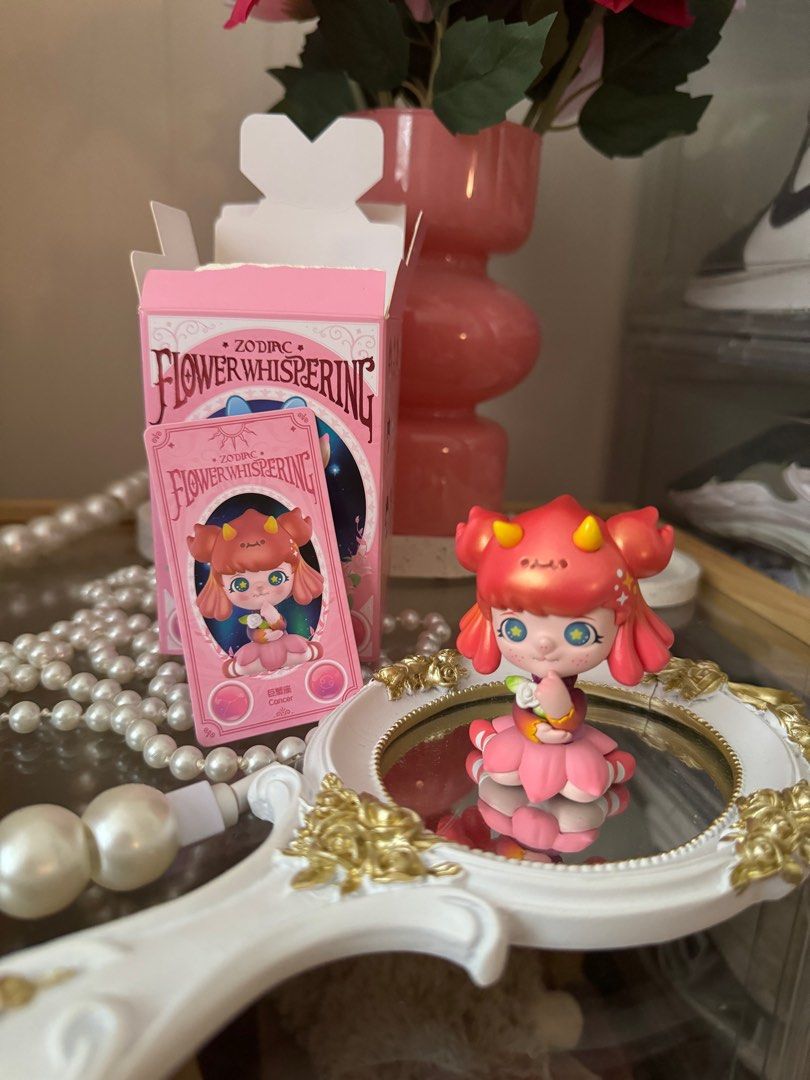 Popmart Zodiac Flower Whispering Blind Box (opened) Cancer, Hobbies ...