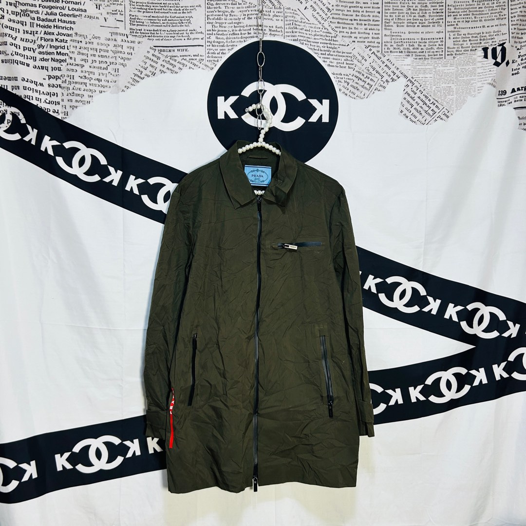 Prada coat, Luxury, Apparel on Carousell