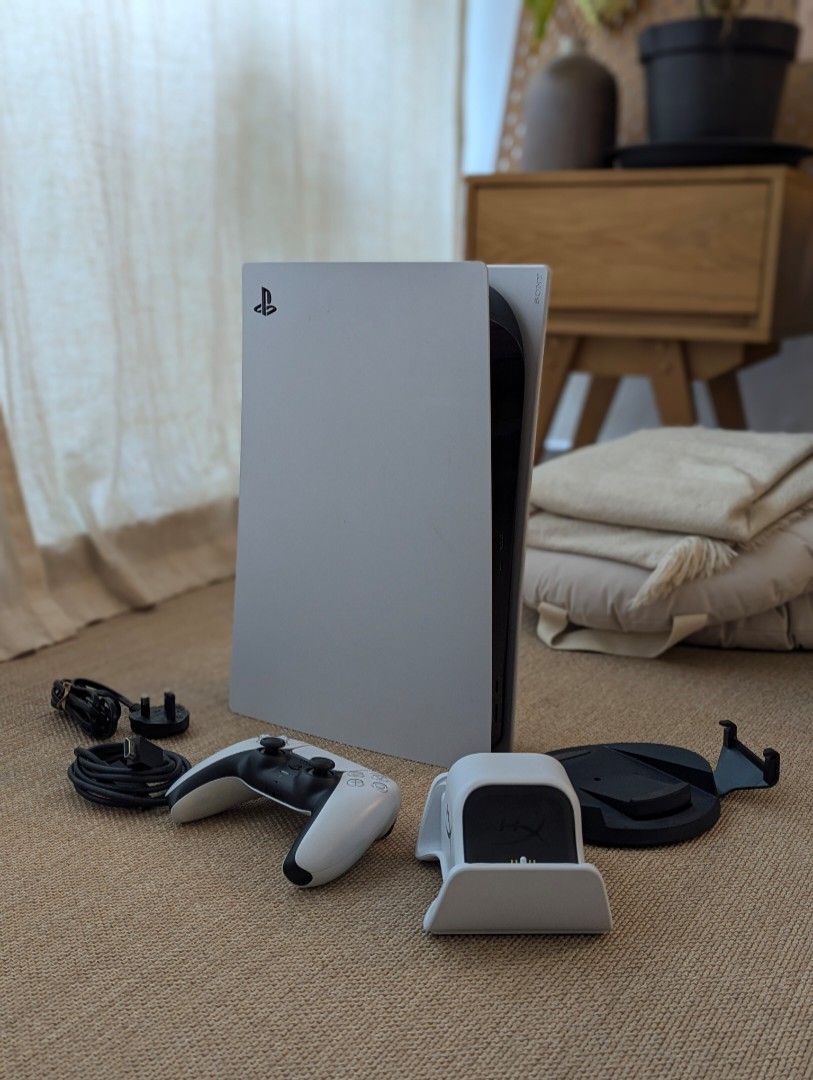 PS5 Fat (Disc Ver.) Come With See Through Black Plate, Video Gaming ...