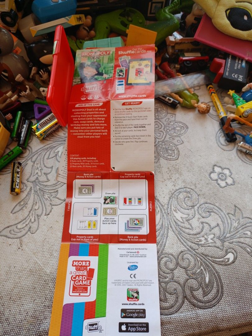 Rare Monopoly Deal Shuffle Travel Card Game....kad complete....kertas ...