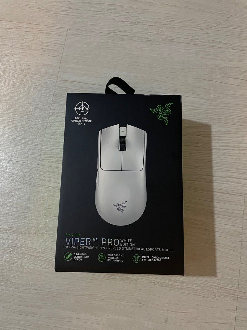 Razer Viper V3 Pro White, Computers & Tech, Parts & Accessories, Mouse ...