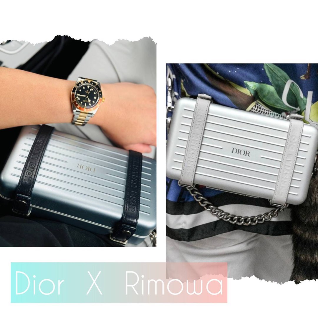 Rimowa X Dior Aluminum Cross-Body Bag, Luxury, Bags & Wallets on Carousell