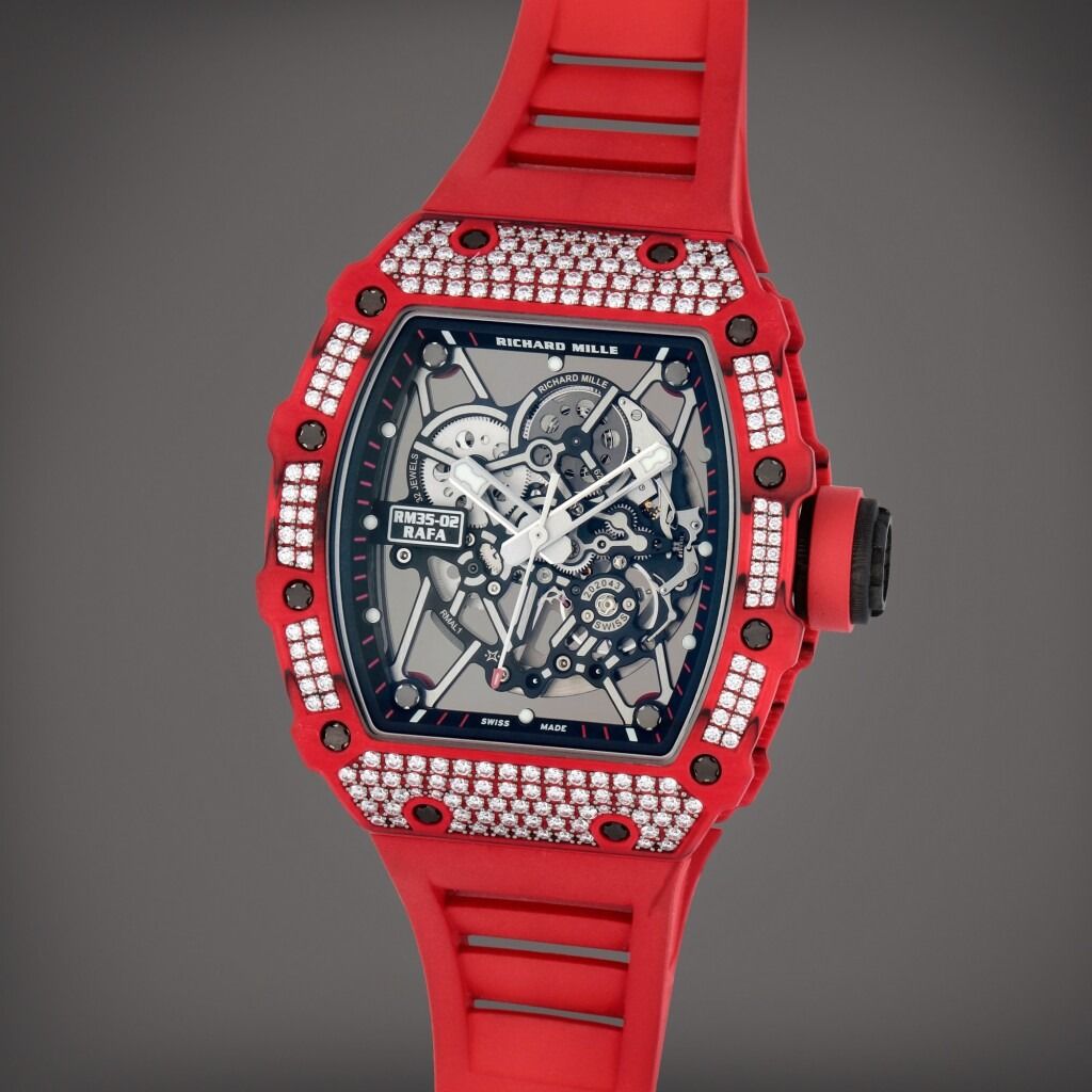 RM35-02 Rafael Nadal Red NTPT Original Diamond Settings, Luxury ...