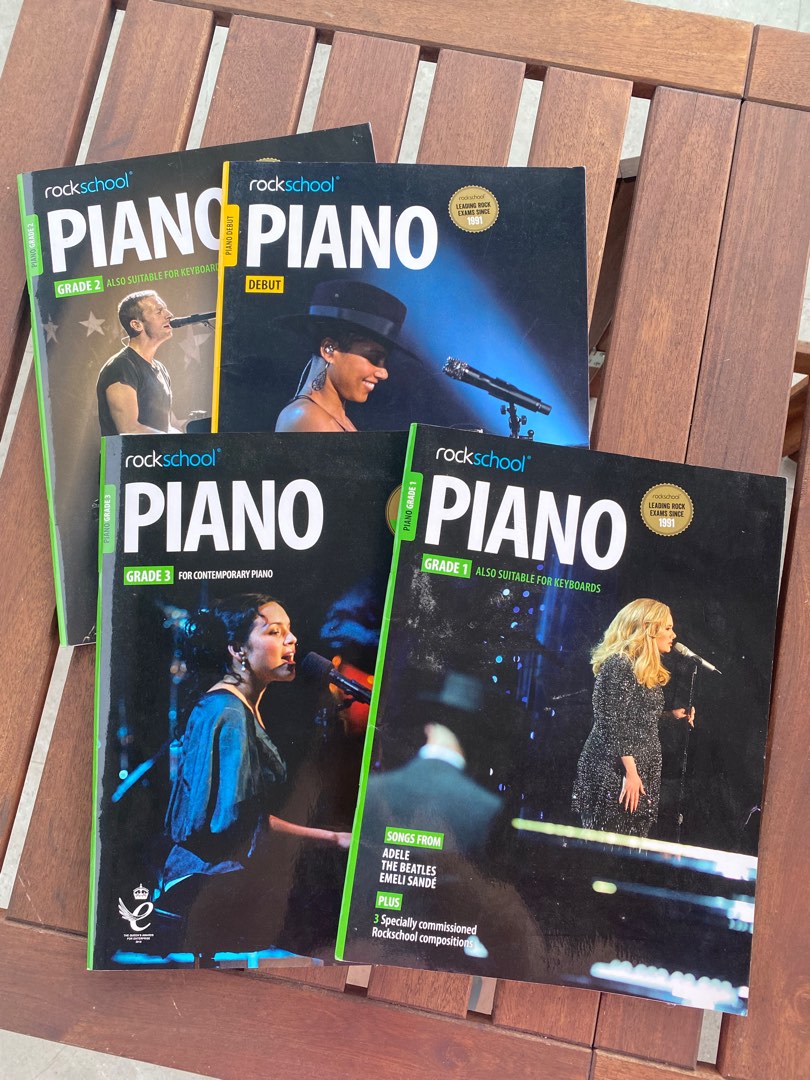 Rockshool (Debut- Grade 3) Piano Music Scorebooks, Hobbies & Toys ...