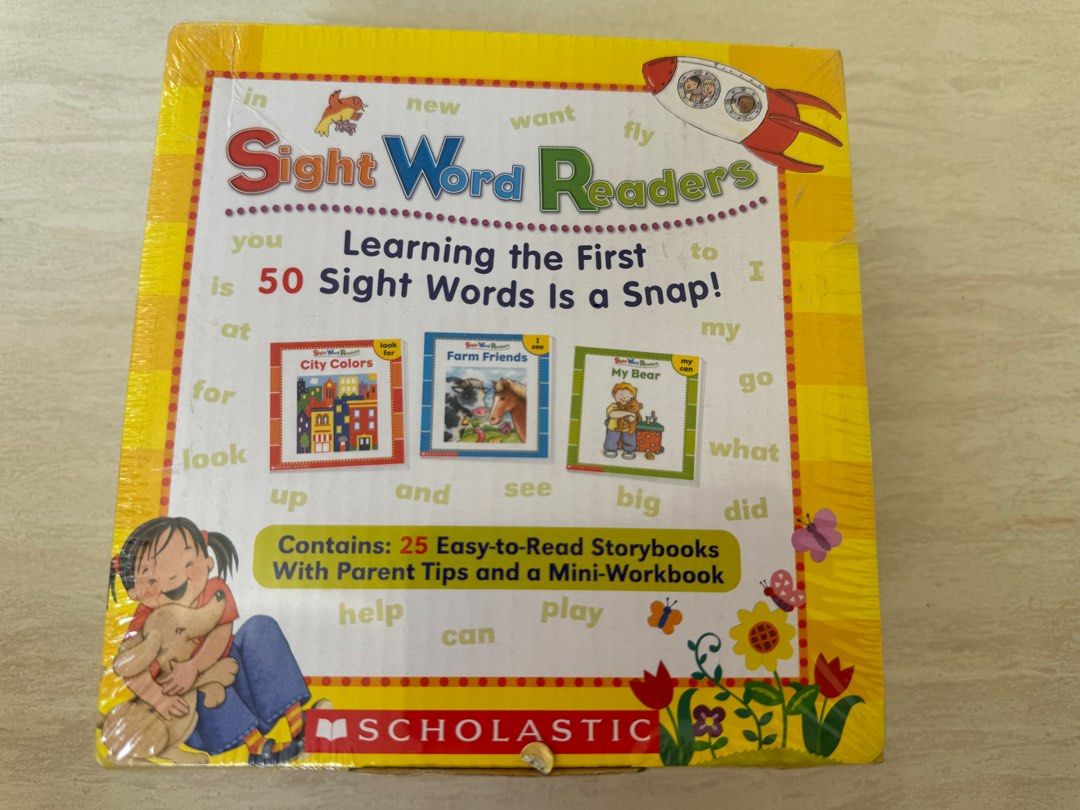 SCHOLASTIC sight word readers & First Little Readers set, 興趣及遊戲, 書本 ...