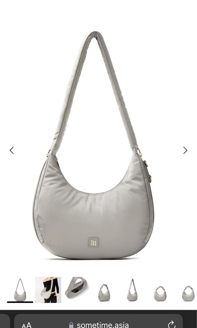 SOMETIMES FUFFA HOBO BAG, Women's Fashion, Bags & Wallets, Shoulder ...