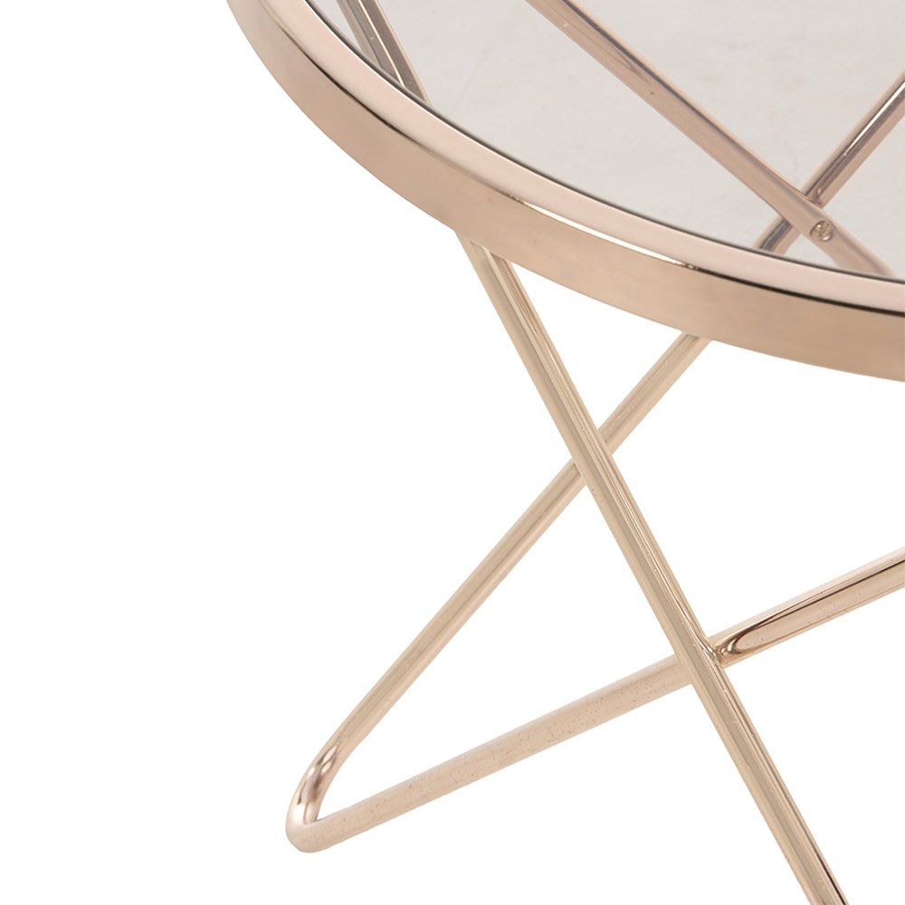 SSF side table / meja kopi / coffee table / tempered glass / meja raya ...
