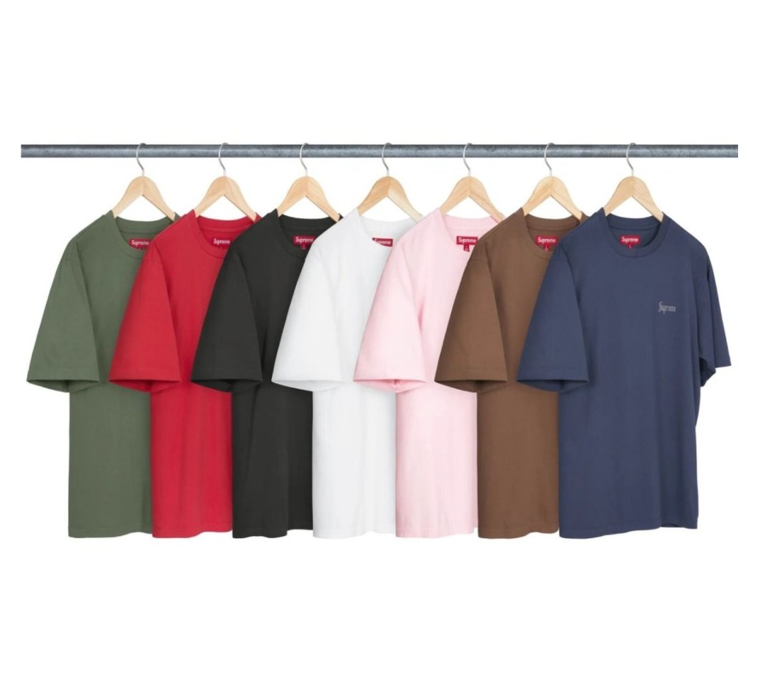 Supreme Old English Tee Top, Men's Fashion, Tops & Sets, Tshirts & Polo ...