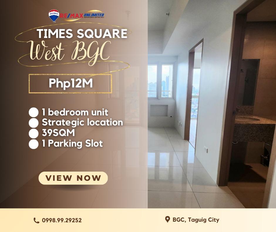Times Square West BGC by Federal Land, Property, For Sale, Apartments ...