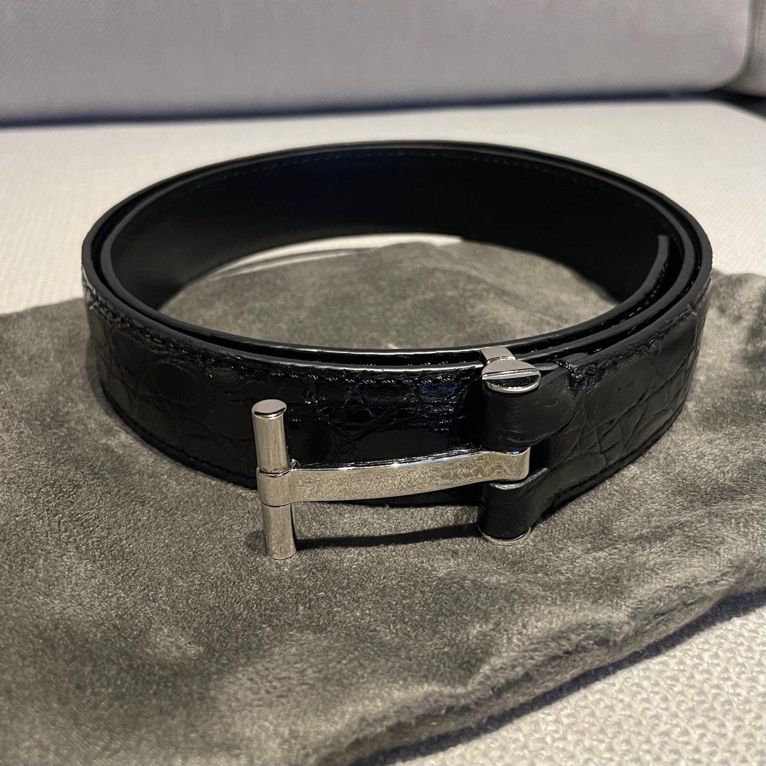 Tom Ford Real Aligator crocodile exotic belt, Men's Fashion, Watches ...