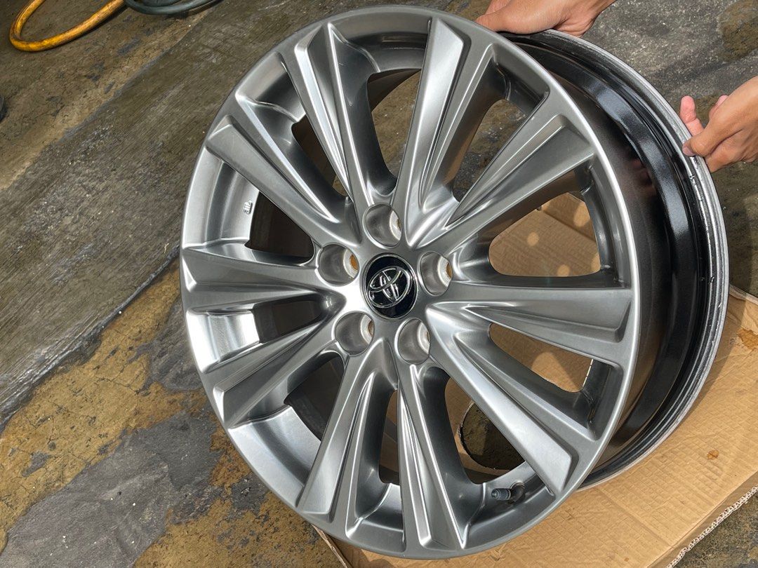 Toyota Alphard vellfire harrier sport rim, Auto Accessories on Carousell