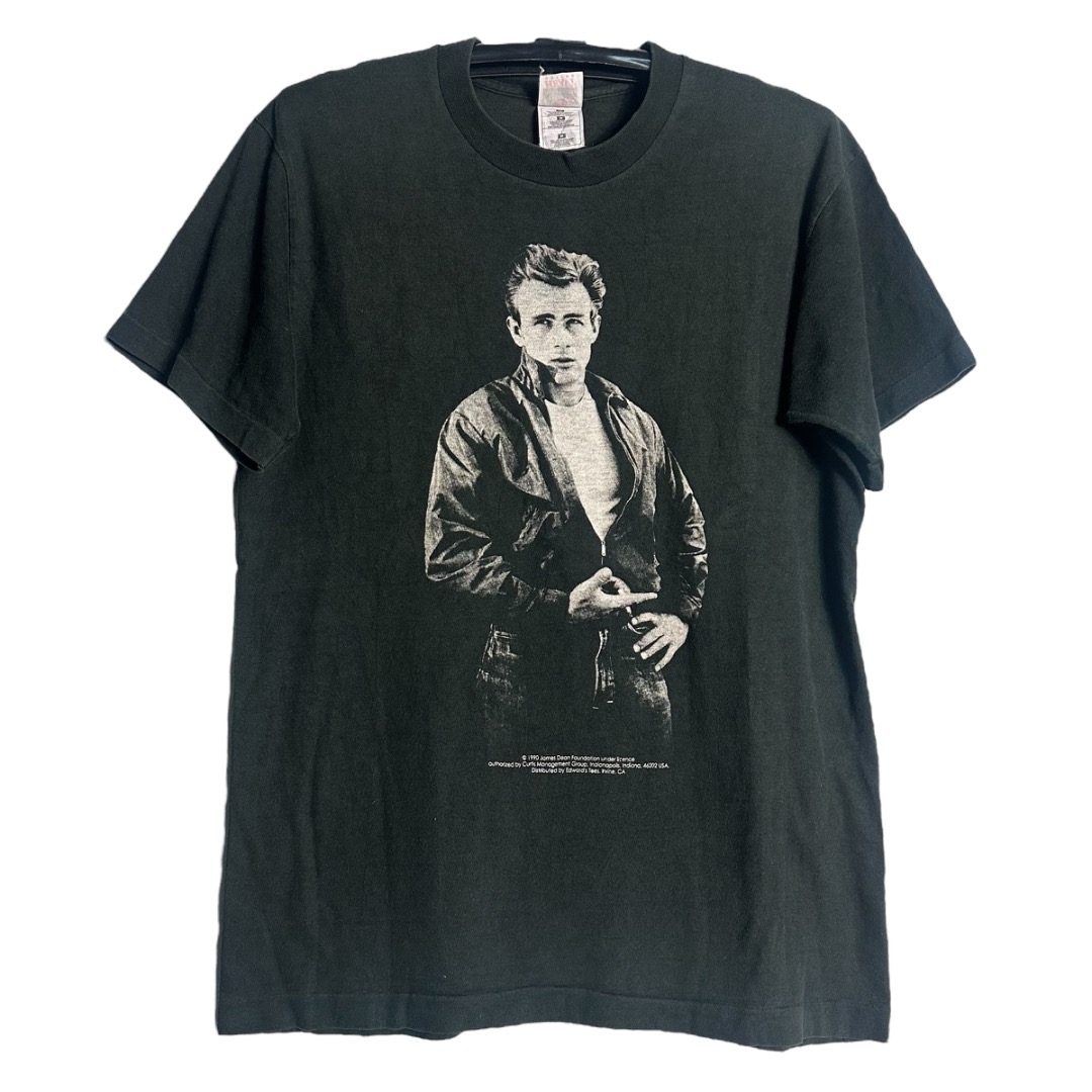 Vintage James Dean Photo Print T-shirt Single Stich, Men's Fashion ...