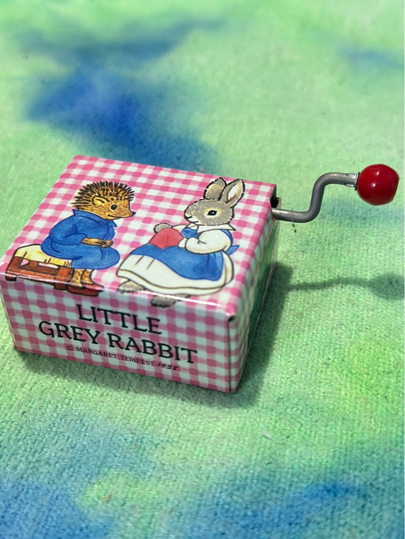Vintage Little Grey Rabbit Musical Box that played "Yesterday" song by ...
