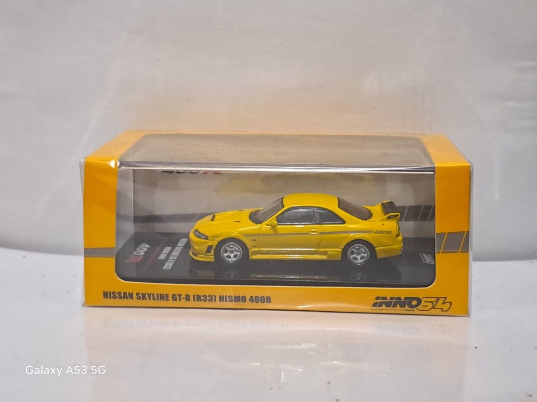 Yellow nismo r33, Hobbies & Toys, Toys & Games on Carousell