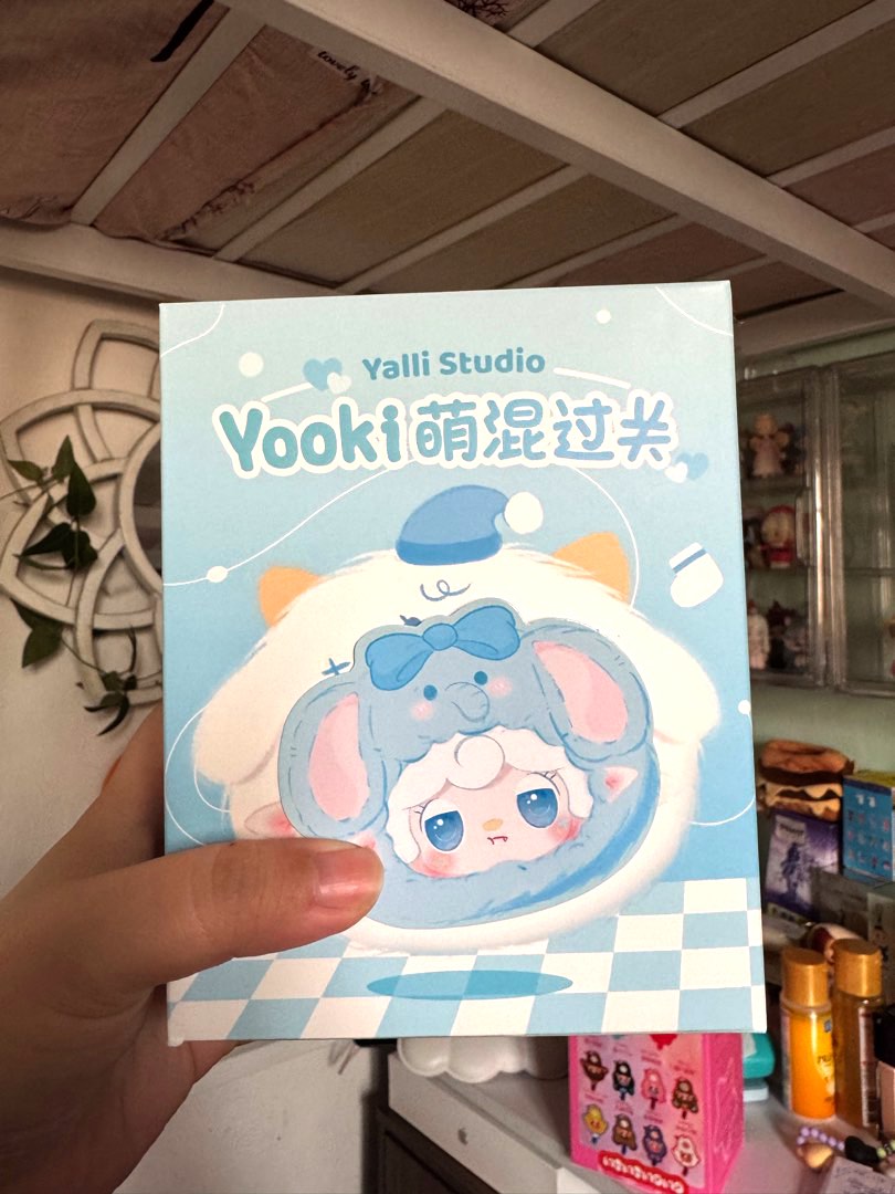 Yooki cute elephant bag charm like migo labubu manchao baby three ...