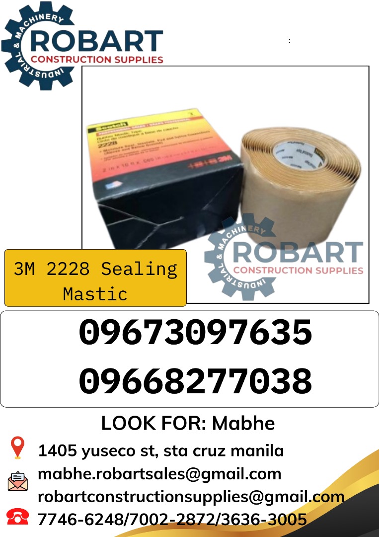 3M 2228 Sealing Mastic, Commercial & Industrial, Construction Tools ...