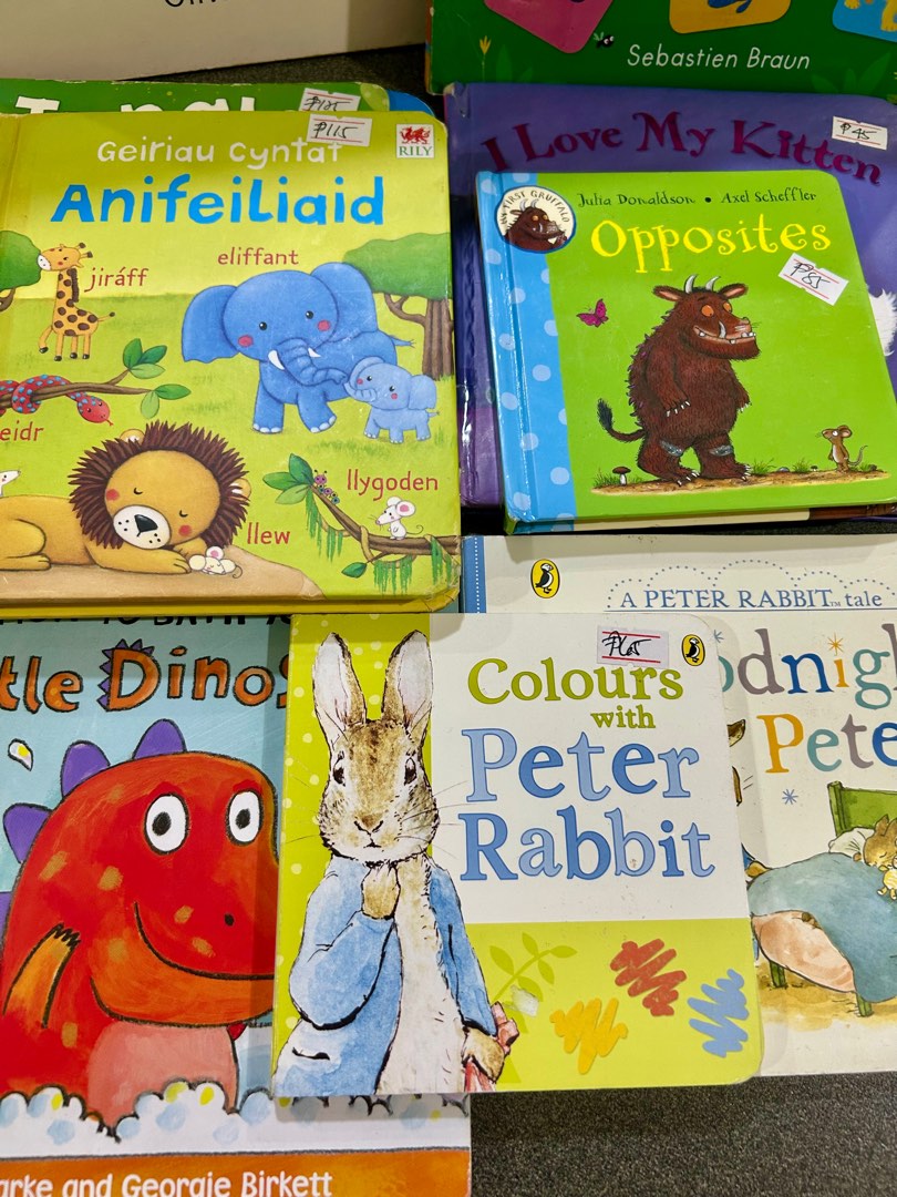 9 Animal boardbooks for toddlers (Story, Counting, colors, bathing ...