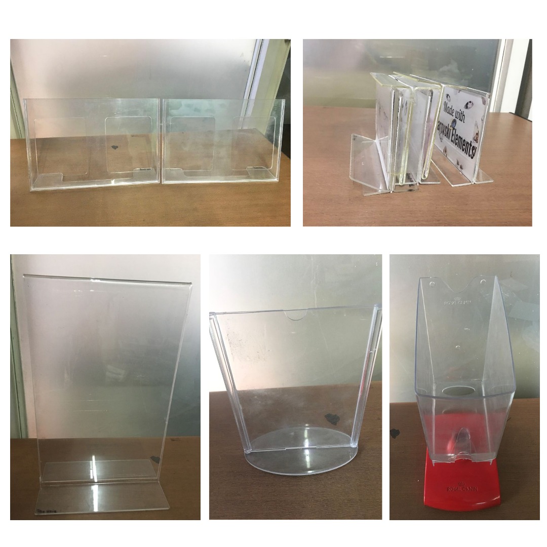 Acrylic Menu Stand, Furniture & Home Living, Office Furniture ...