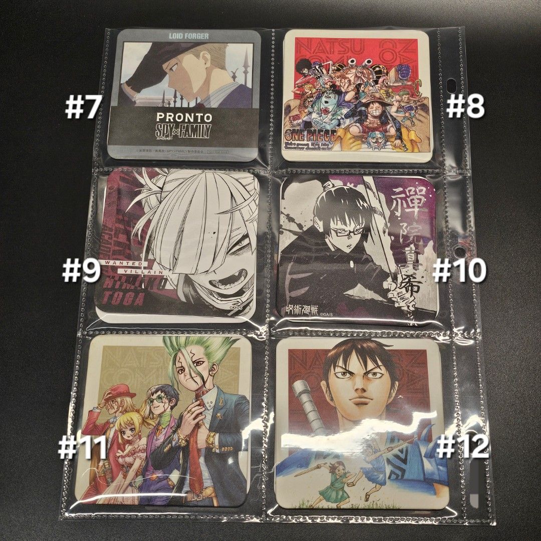 Assorted Anime One Piece, My Hero Academia Jujutsu Kaisen, Dr Stone ...