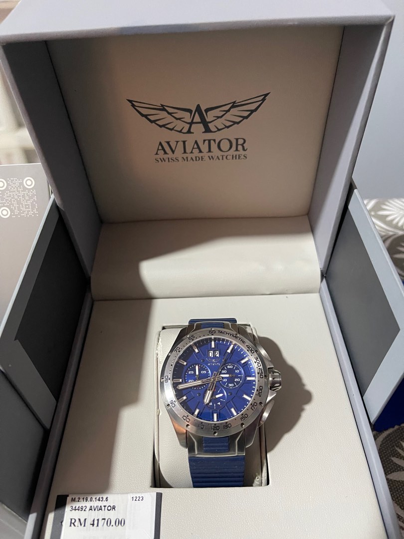 AVIATOR WATCH SWISS MADE, Luxury, Watches on Carousell