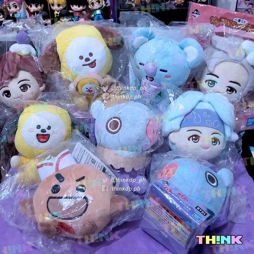 BT21 / TinyTAN Plushies ( bts jhope suga koya chimmy mang rm shooky ...