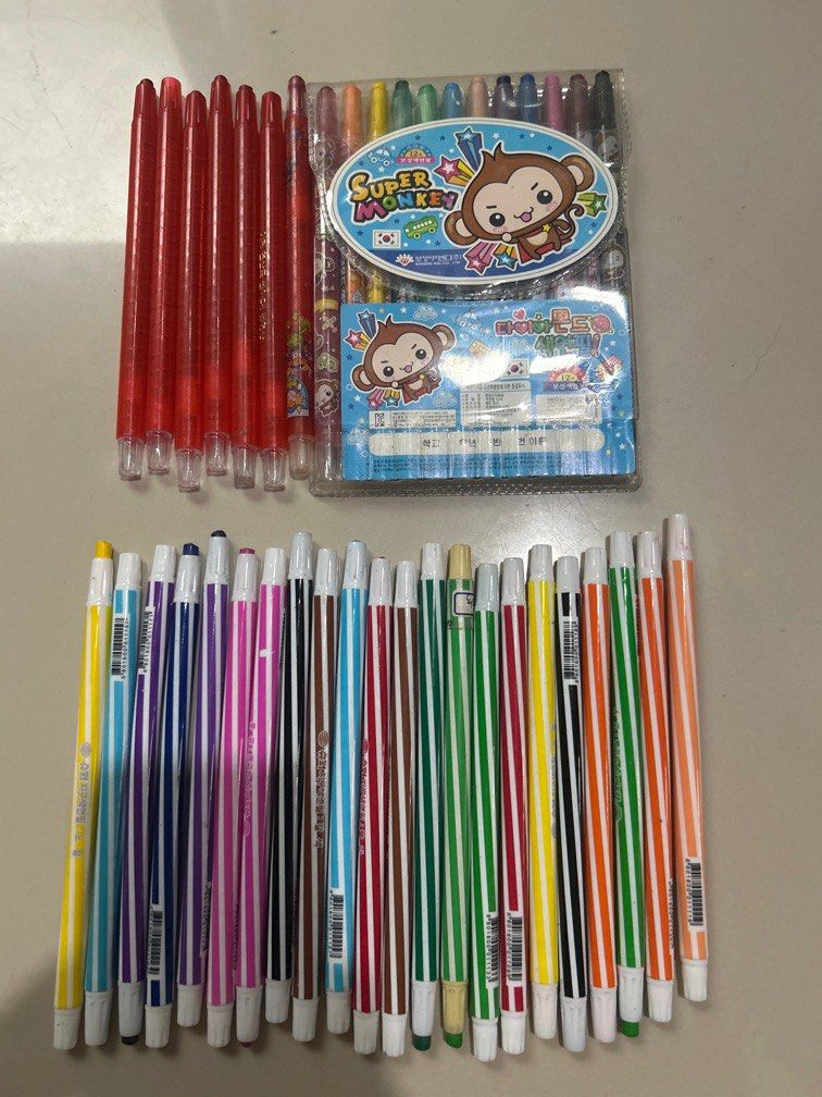 Bundle Twistable Crayons Made in Korea, Hobbies & Toys, Stationary ...