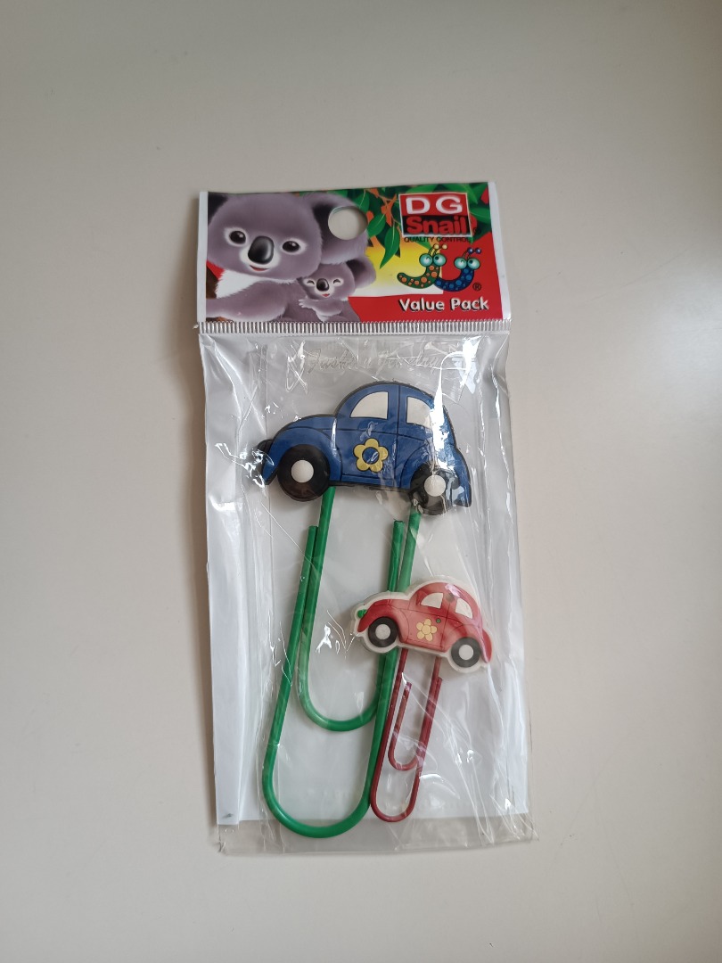 Car Paperclip, Hobbies & Toys, Stationery & Craft, Stationery & School ...