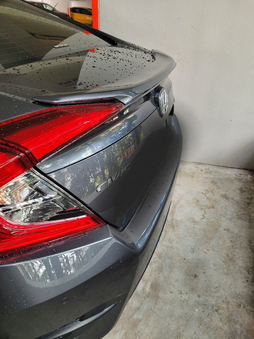 Civic FC rear spoiler wing (grey), Car Accessories, Accessories on ...