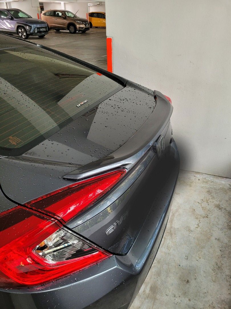 Civic FC rear spoiler wing (grey), Car Accessories, Accessories on ...