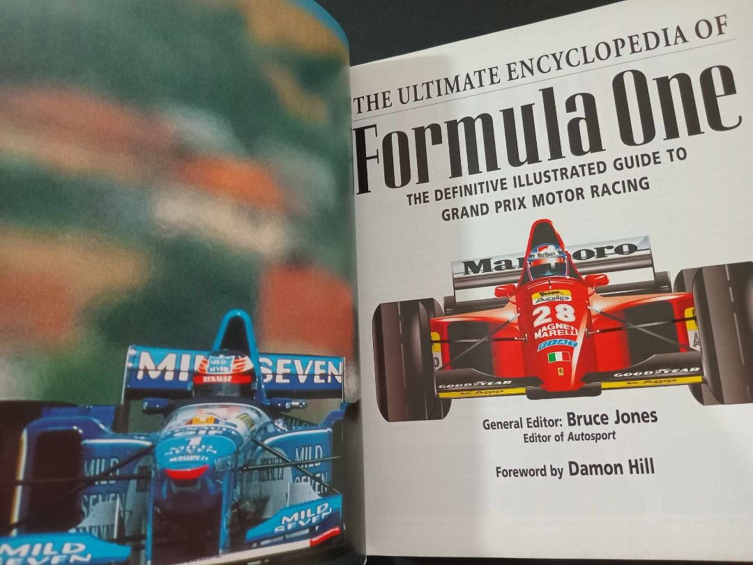 Coffee Table Book: The Ultimate Encyclopedia of Formula One preloved ...