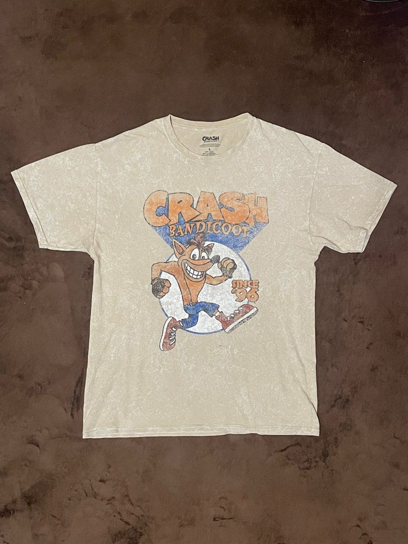 Crash Bandicoot Shirt, Men's Fashion, Tops & Sets, Tshirts & Polo ...