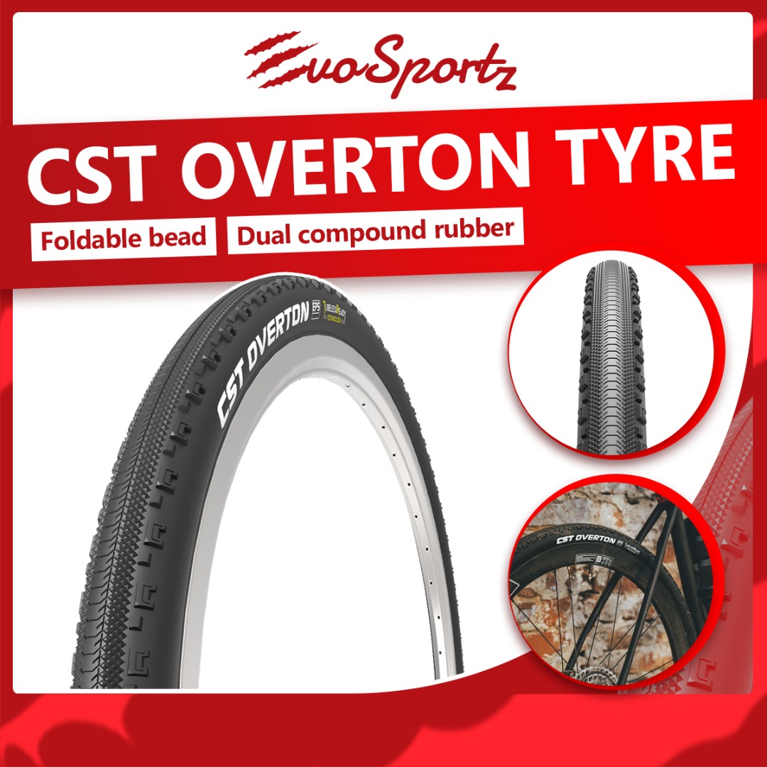 CST Overton Tyre| Bicycle MTB Tyre | Tubeless Ready Tyre | TR Bike Tire ...