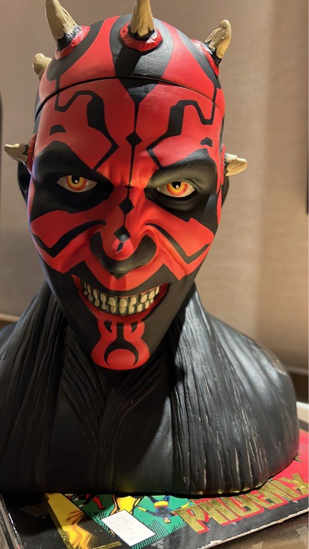 Darth Maul Head Bust, Hobbies & Toys, Toys & Games on Carousell
